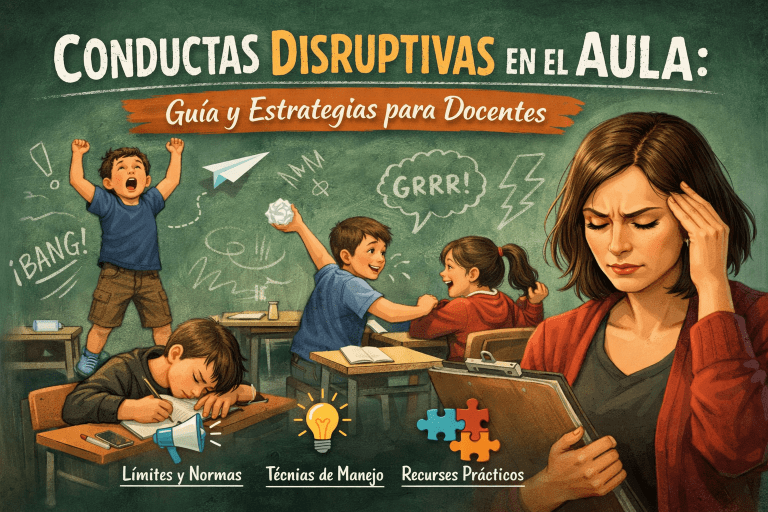 Conductas Disruptivas en el Aula: Guía y Estrategias para Docentes
